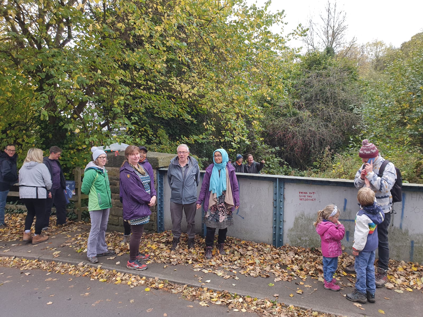 Great turnout and weather for our first guided walk of the proposed ...