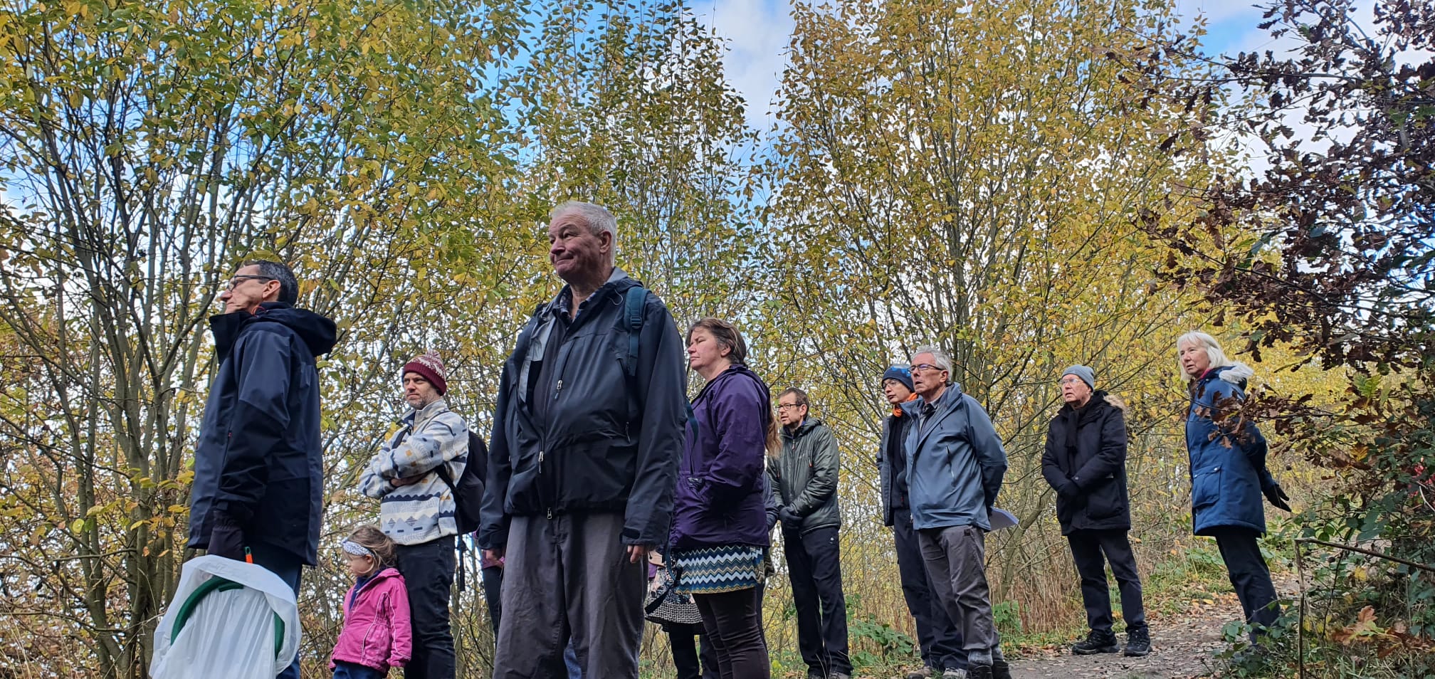 Great turnout and weather for our first guided walk of the proposed ...